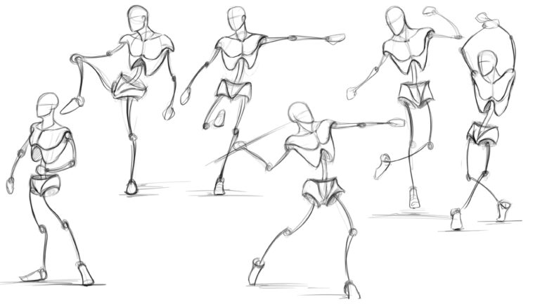 6 Points to Quickly Draw the Human Figure - Wingfox